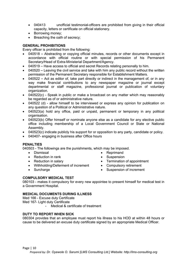 Understanding the civil service rules & its components | PDF