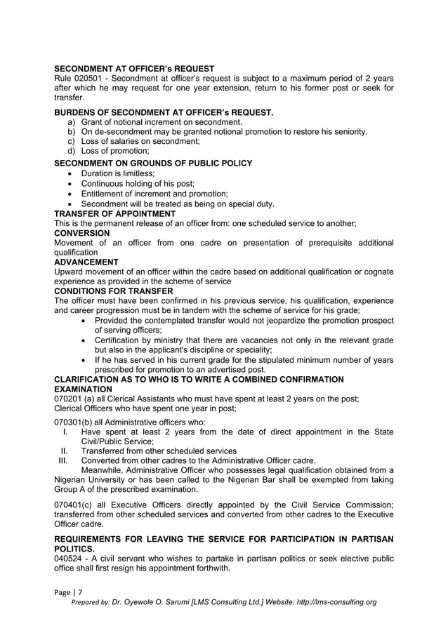 Understanding the civil service rules & its components | PDF