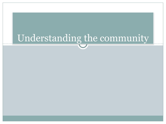 Understanding the community.pptx-------- | PPTX | Science