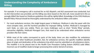 Understanding the Complexity of Ambulance Billing | PPT