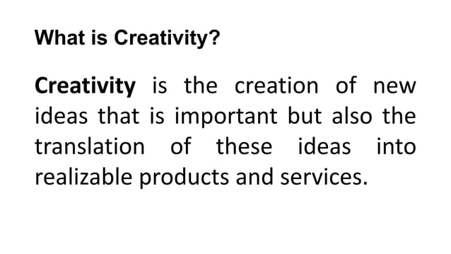 Understanding the concept of Creativity Common myths about creativity ...