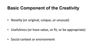Understanding the concept of Creativity Common myths about creativity ...