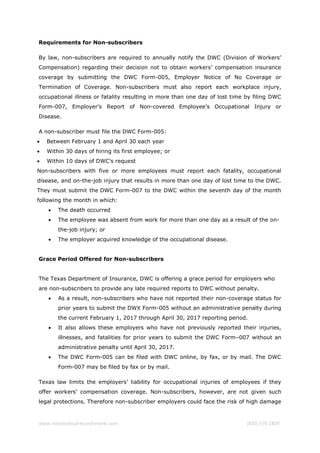 Understanding the concept of non subscribers in connection with workers ...