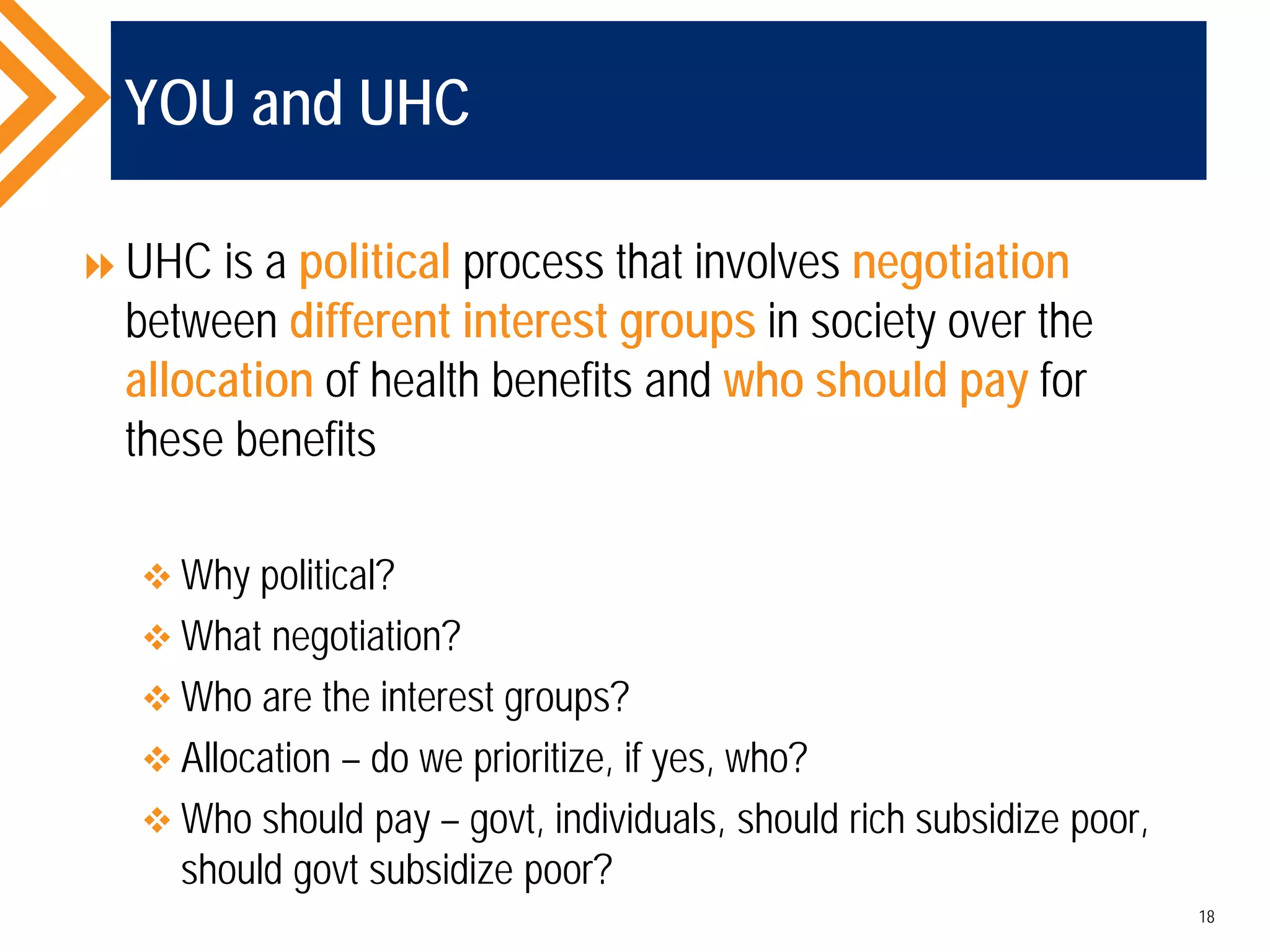 Understanding the concept of Universal Health Coverage | PDF