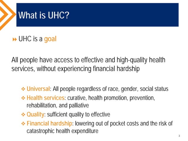 Understanding the concept of Universal Health Coverage | PDF