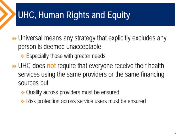 Understanding the concept of Universal Health Coverage | PDF