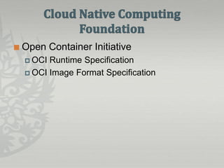 Understanding the container landscape and it associated projects | PPTX | Operating Systems ...