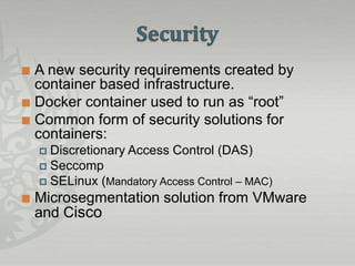 Understanding the container landscape and it associated projects | PPTX | Operating Systems ...