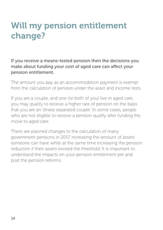 Understanding the cost of Aged Care | PDF | Government Support and ...