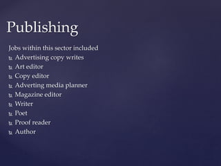 Understanding the creative media sectors | PPTX