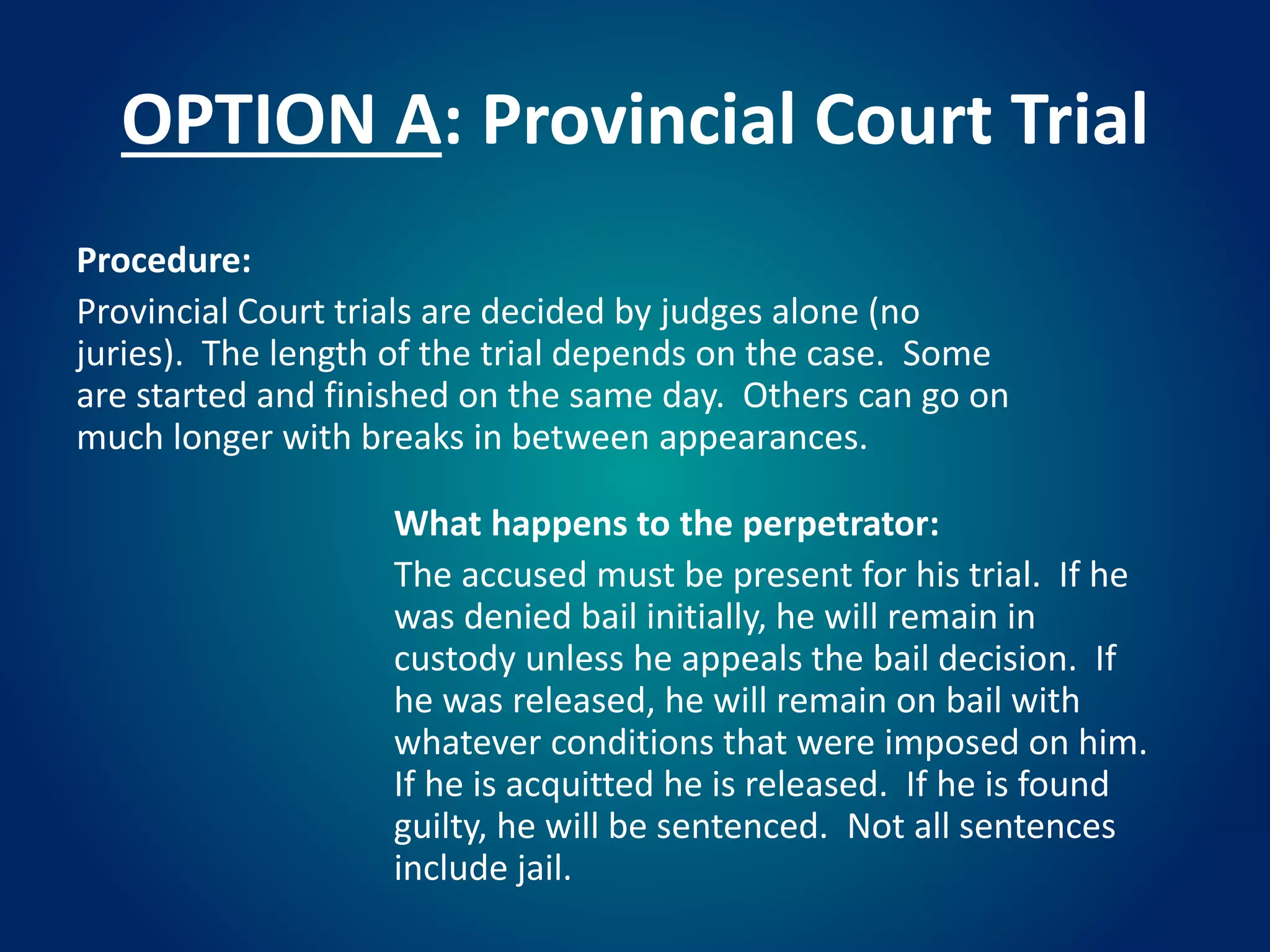 Understanding the criminal court process as a victim - Victim Justice ...