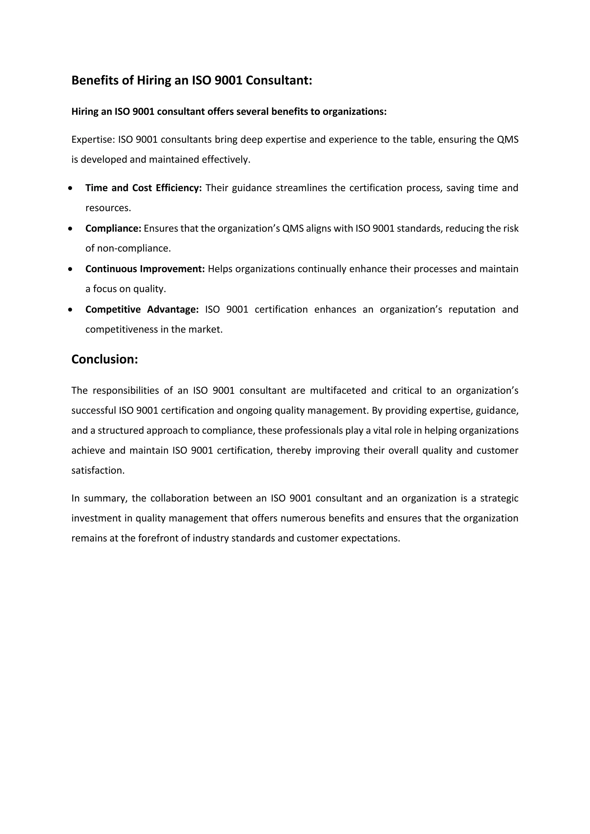 Understanding the Crucial Responsibilities of an ISO 9001 Consultant.docx