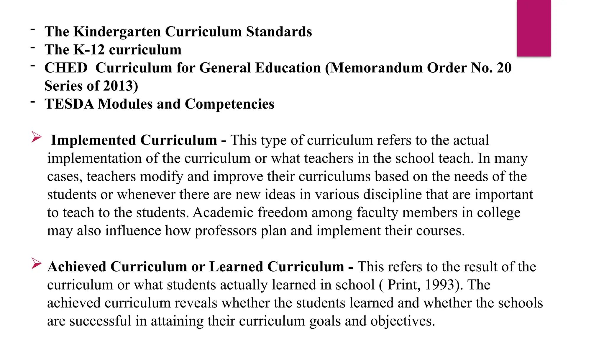 Understanding The Curriculum Final PowerPoint | PPTX