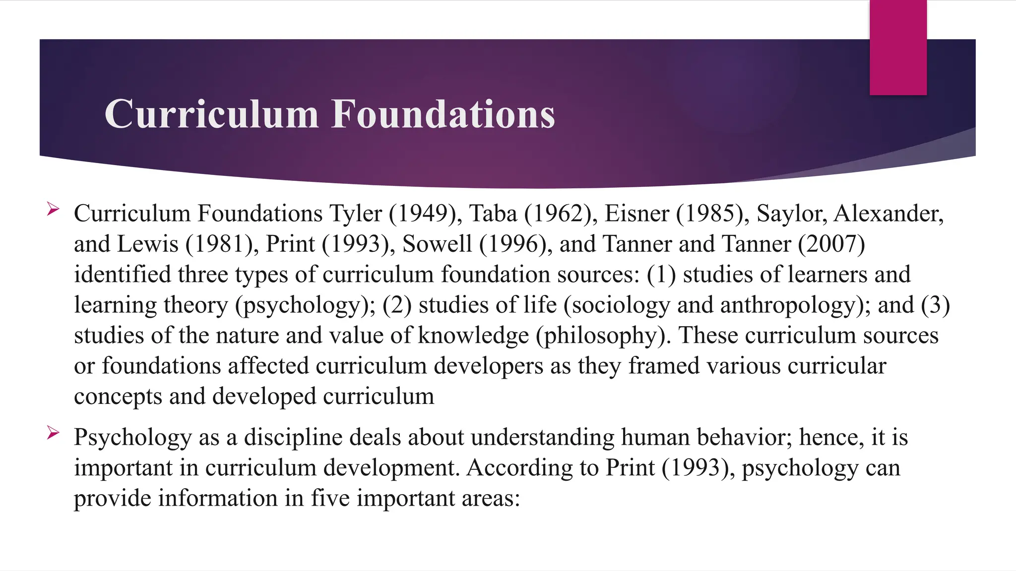 Understanding The Curriculum Final PowerPoint | PPTX