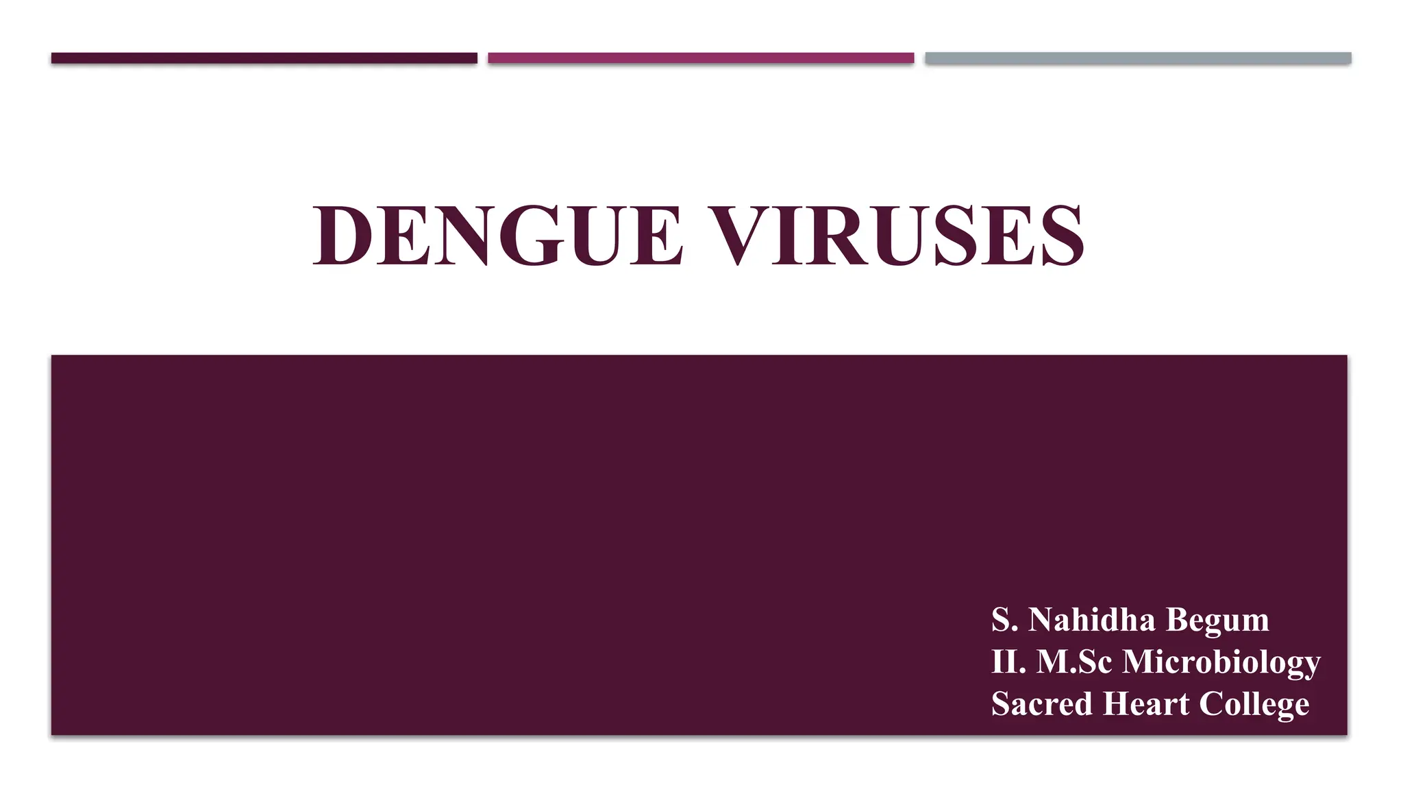 Understanding the Dengue Virus : Symptoms, Transmission, and Prevention. | PPTX | Infectious ...