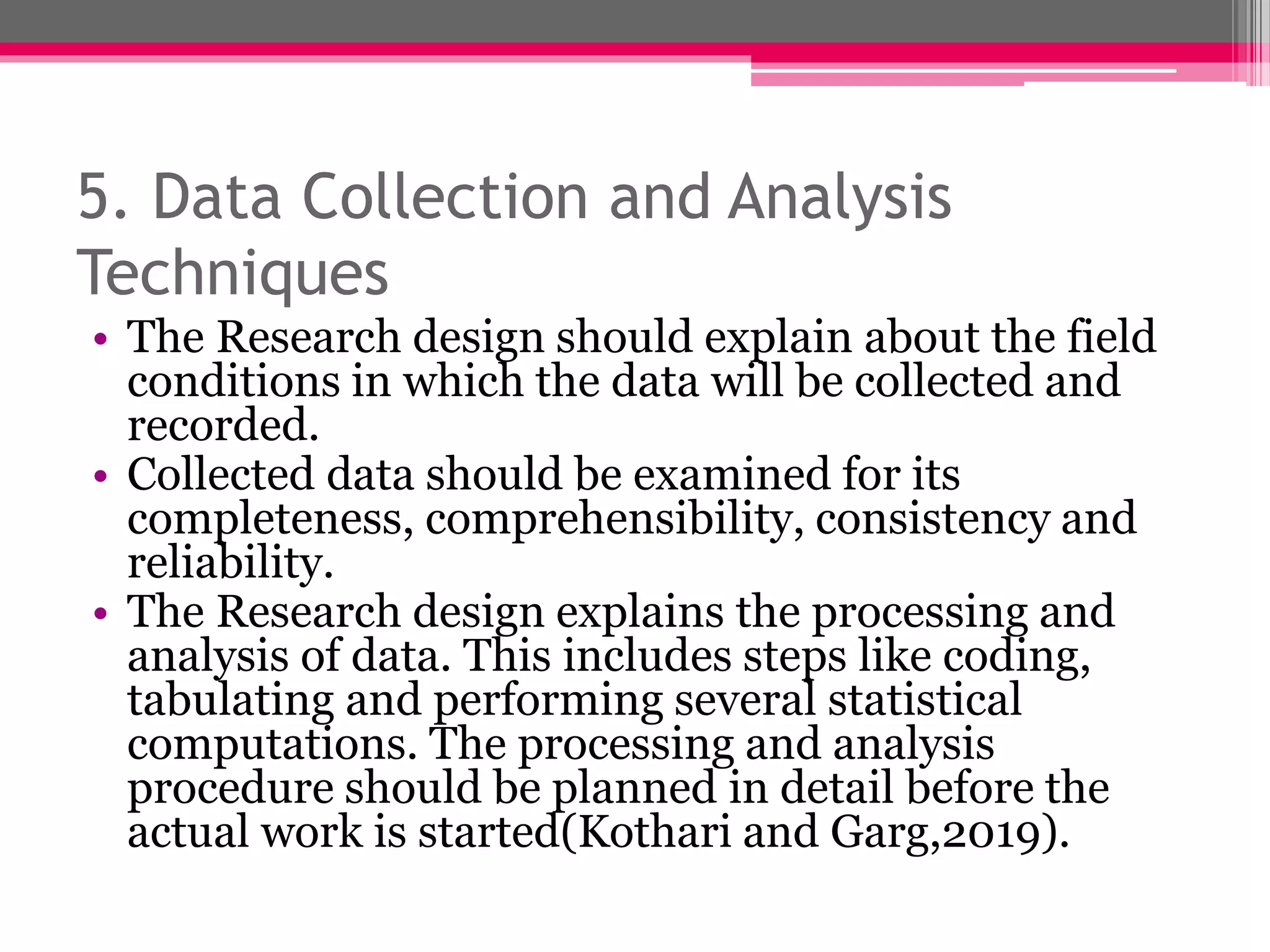 Understanding the Descriptive/ Diagnostic Research Design | PPTX