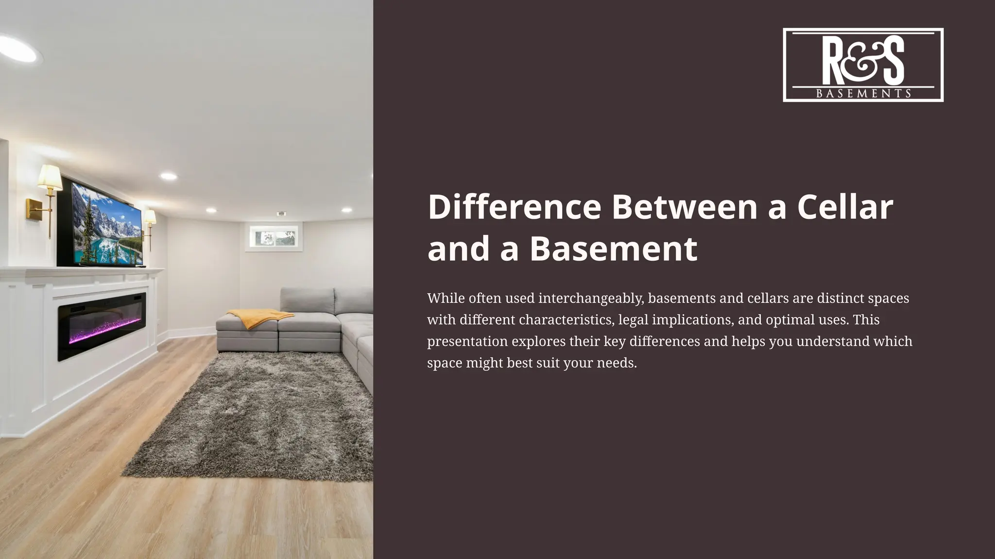 Understanding the Difference Between a Cellar and a Basement. | PPTX