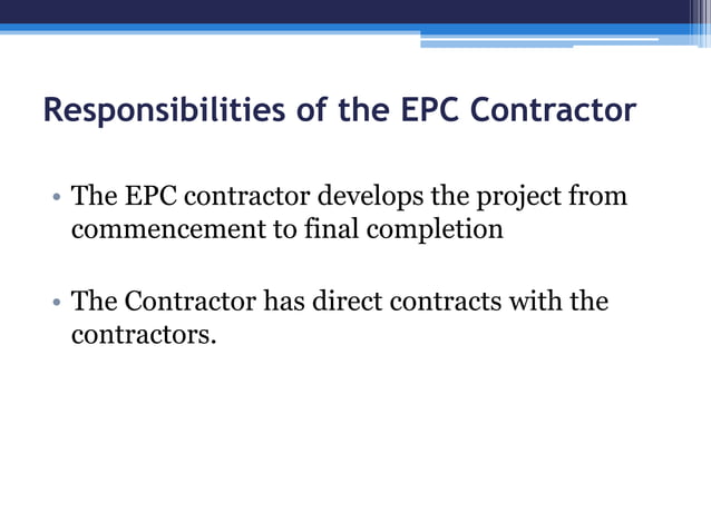 Understanding the Difference Between EPC and EPCM Contracts | PPTX