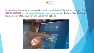 Understanding the Difference Between Touch Screens and LCD Screens | PPT