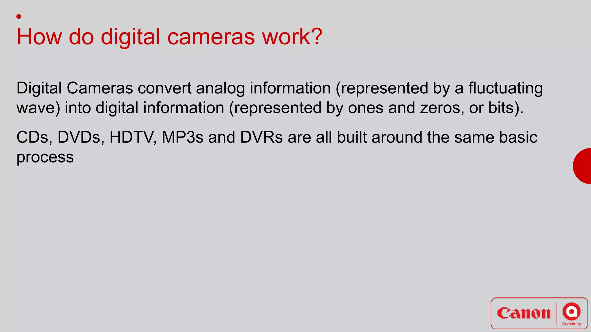 Understanding The Digital Camera | PPT