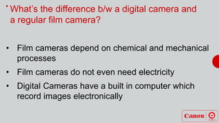 Understanding The Digital Camera | PPTX