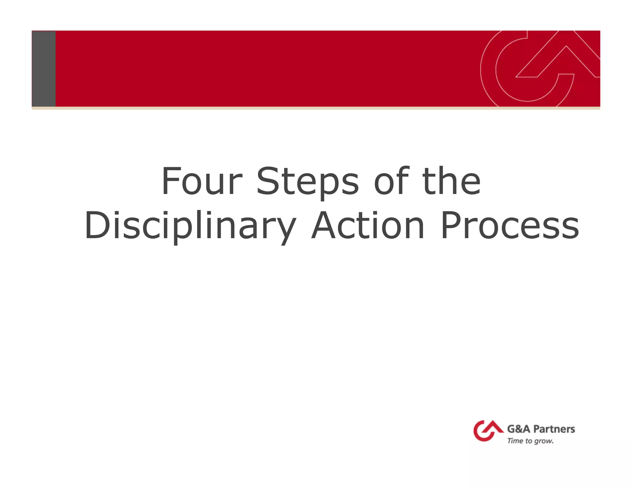 Understanding the Disciplinary Action Process | PDF