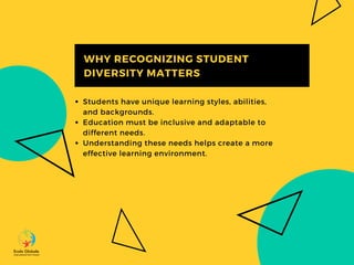 Understanding the Diverse Educational Needs of Students. | PDF