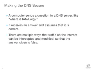 Understanding the DNS & DNSSEC | PDF