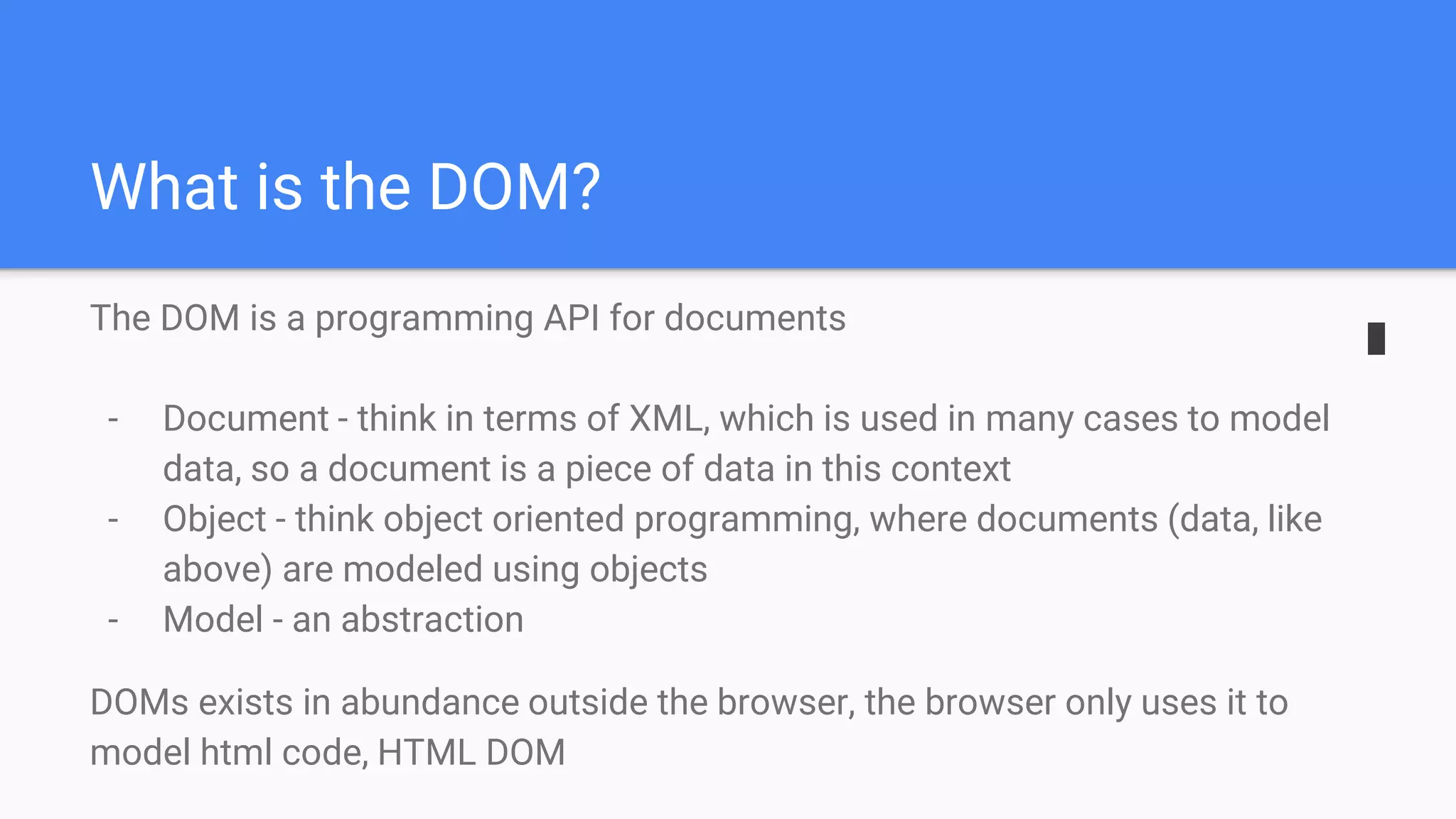 Understanding the dom by Benedict Ayiko | PPT
