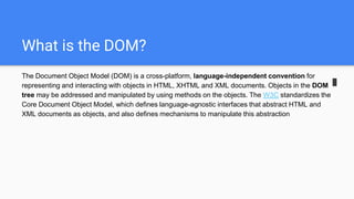 Understanding the dom by Benedict Ayiko | PPT