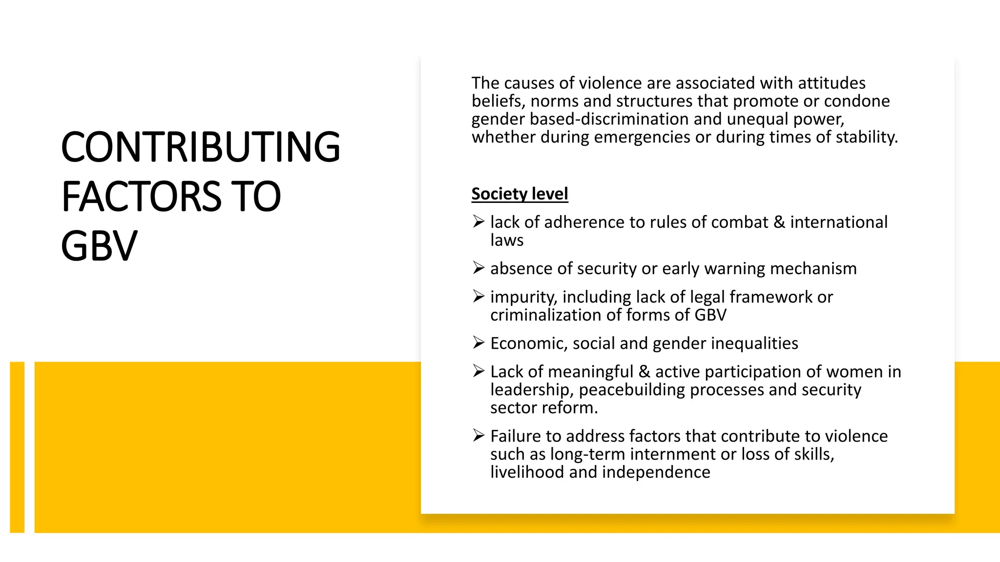 Understanding the Dynamics of Gender-Based Violence (GBV) and PSEA | PDF
