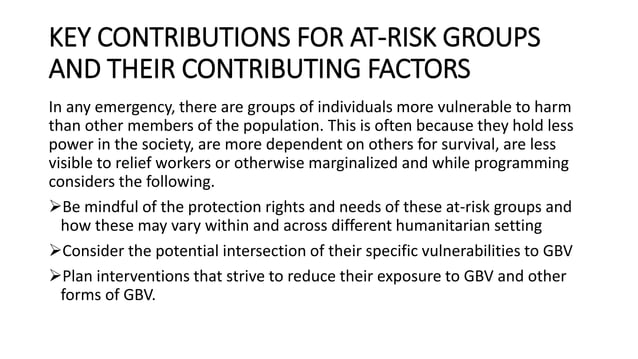 Understanding the Dynamics of Gender-Based Violence (GBV) and PSEA | PDF | Parenting | Family ...