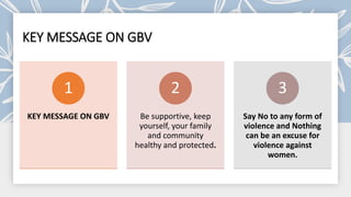 Understanding the Dynamics of Gender-Based Violence (GBV) and PSEA | PDF | Parenting | Family ...