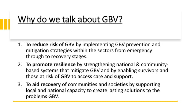 Understanding the Dynamics of Gender-Based Violence (GBV) and PSEA | PDF | Parenting | Family ...