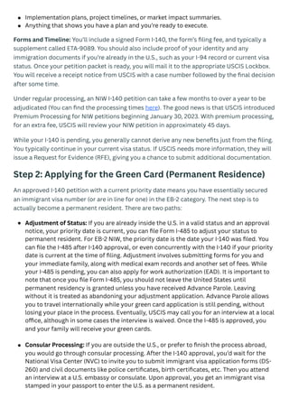 Understanding the EB-2 NIW Visa Process - Part 2 | PDF
