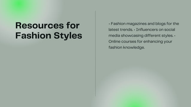 Introduction to Exploring Latest Fashion Trends | PDF