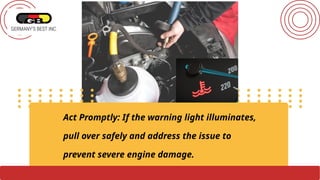 Understanding the Engine Cooling System Warning Light on a Volkswagen | PPT