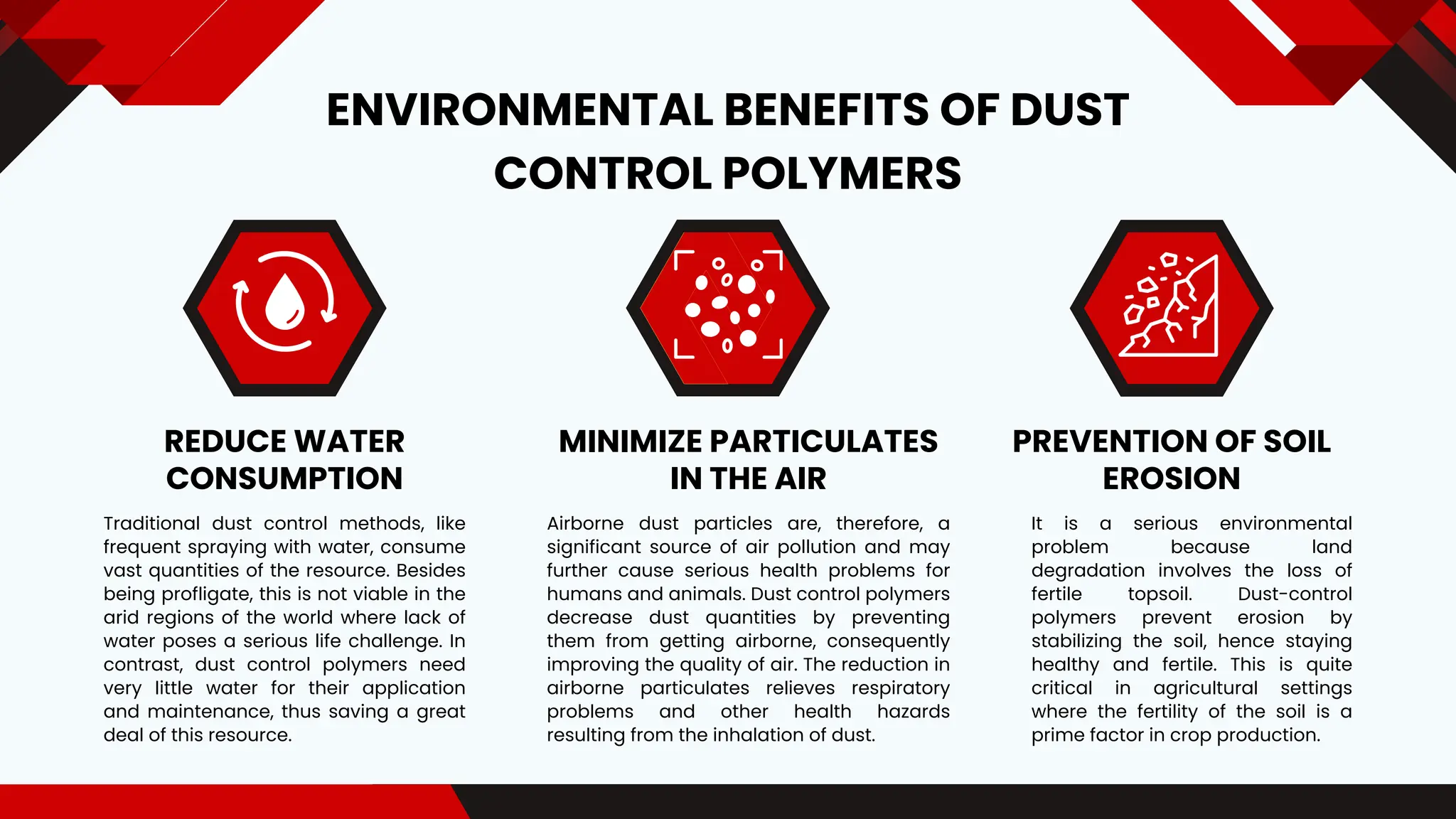 Understanding the Environmental Impact of Dust Control Polymers | PPT