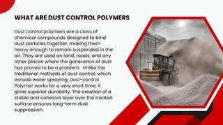 Understanding the Environmental Impact of Dust Control Polymers | PDF