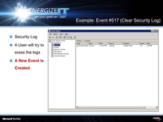 Understanding the Event Log | PDF