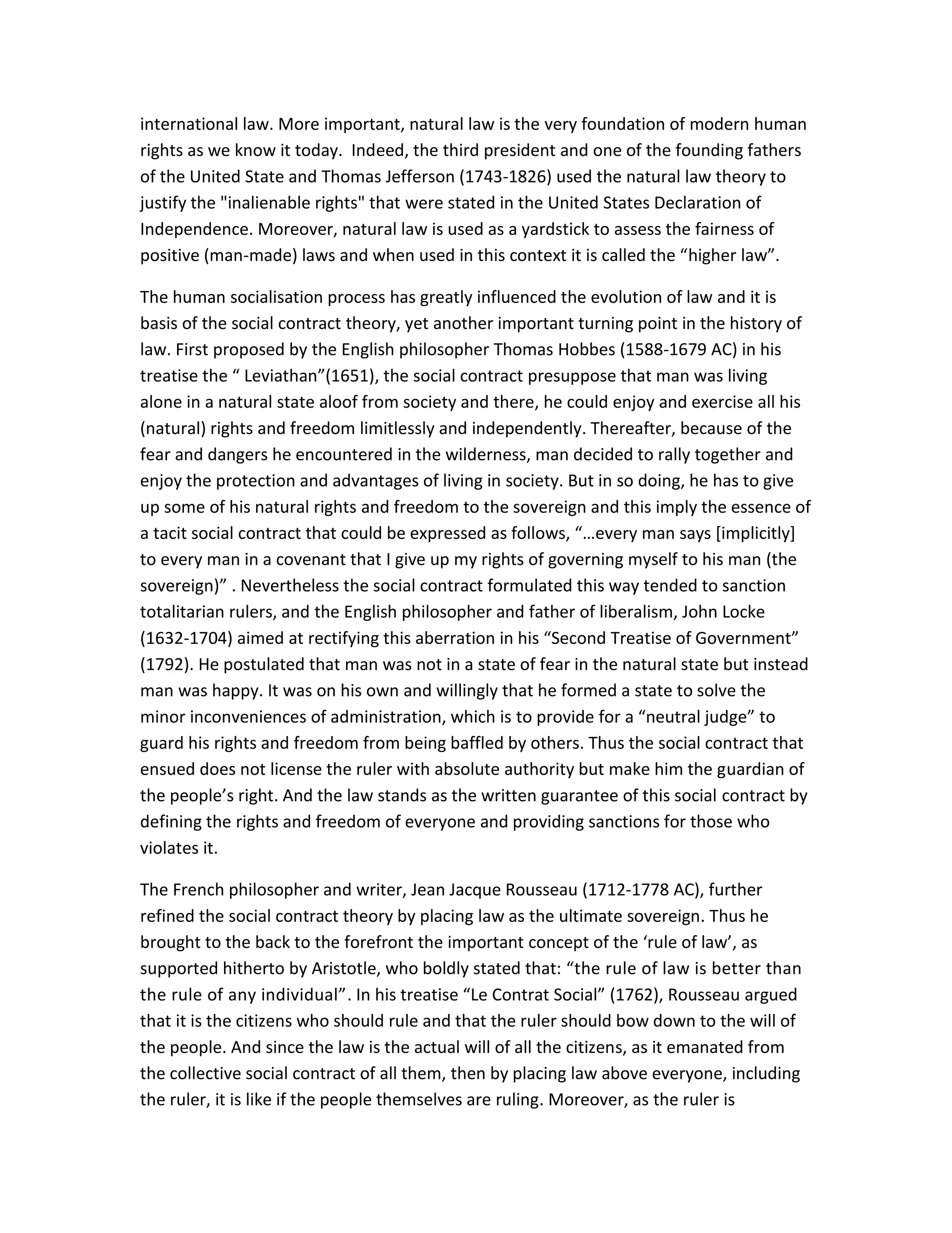 Understanding the evolution of law in society | DOCX