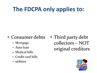 Understanding The Fair Debt Collection Practices Act | PPTX