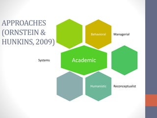 Understanding the field of curriculum | PPT