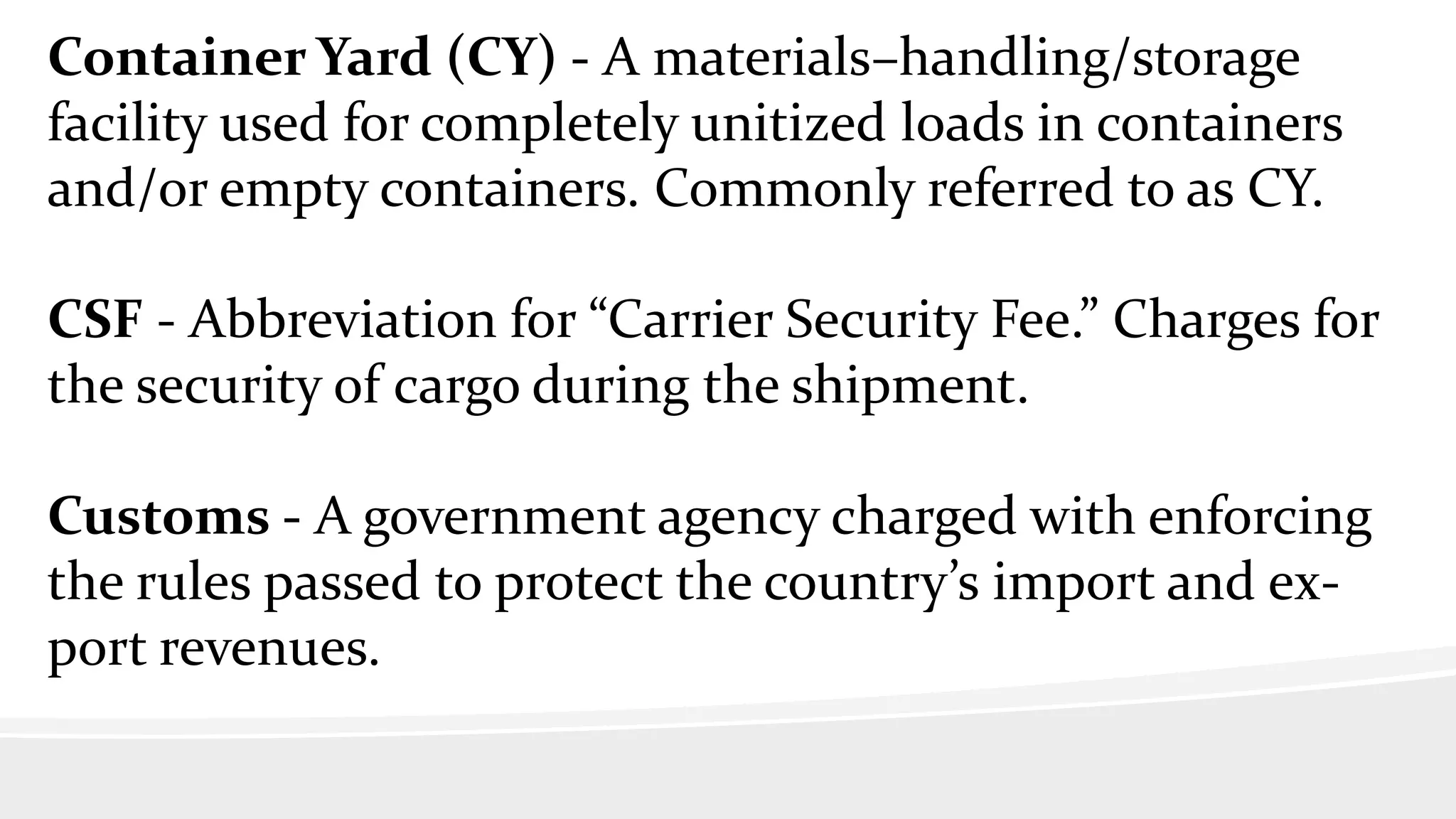 UNDERSTANDING THE FREIGHT RATE SHEET | PPTX