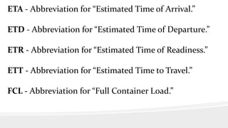UNDERSTANDING THE FREIGHT RATE SHEET | PPTX