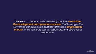 Understanding the GitOps Workflow and CICD Pipeline - What It Is, Why ...