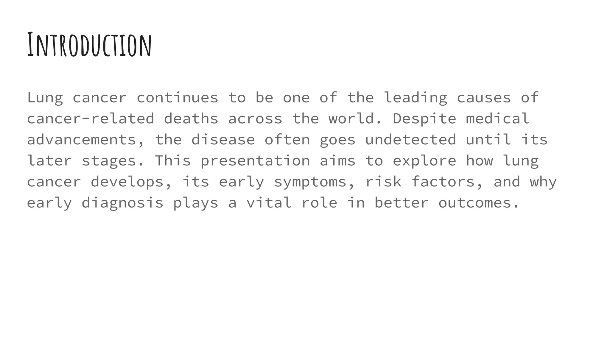 Understanding the Growing Risk and Signs of Lung Cancer | PDF