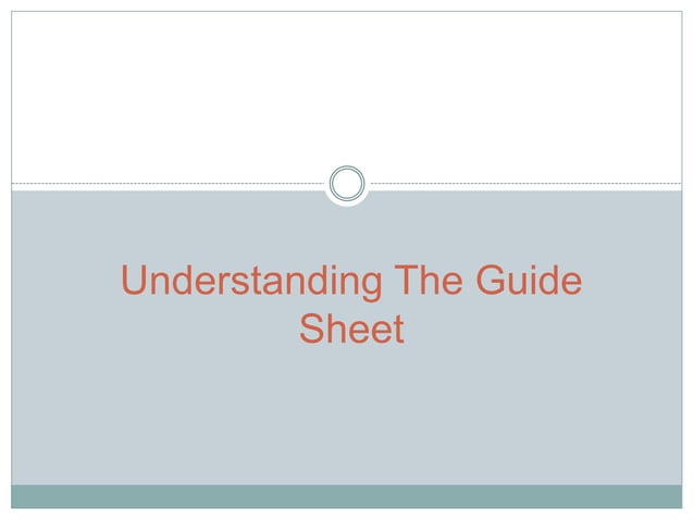 Understanding the guide sheet and symbols ppt | PPT | Needlework | Arts ...