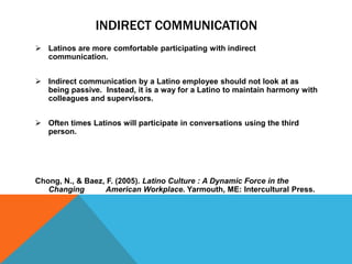 Understanding the Latino/Hispanic Culture in the Workplace | PPTX