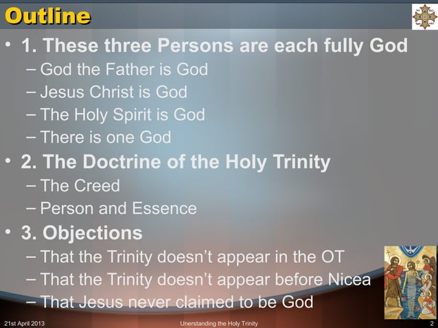 Understanding the Holy Trinity | PPT
